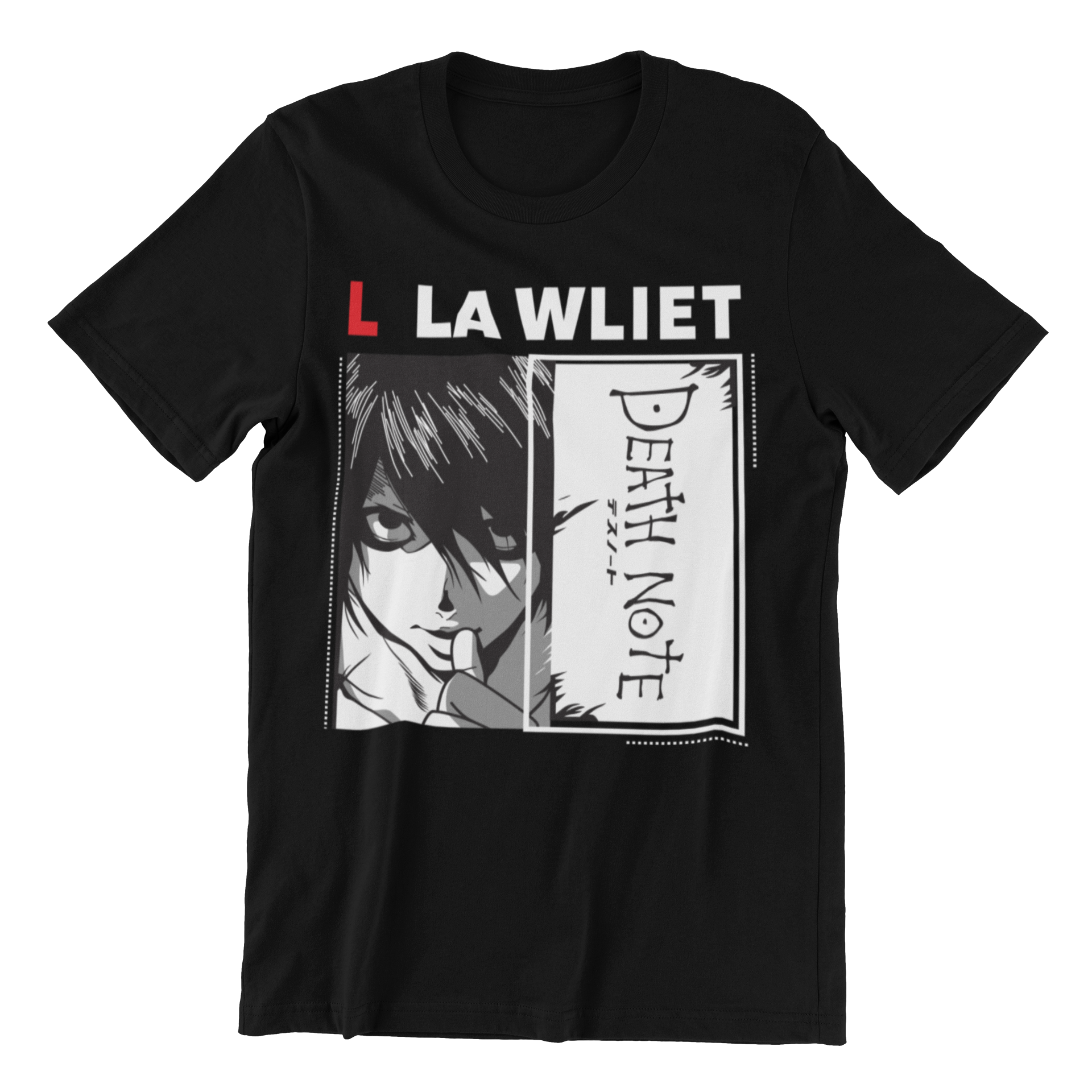 Camiseta Death Note LaWliet – TSHIRTLABCR